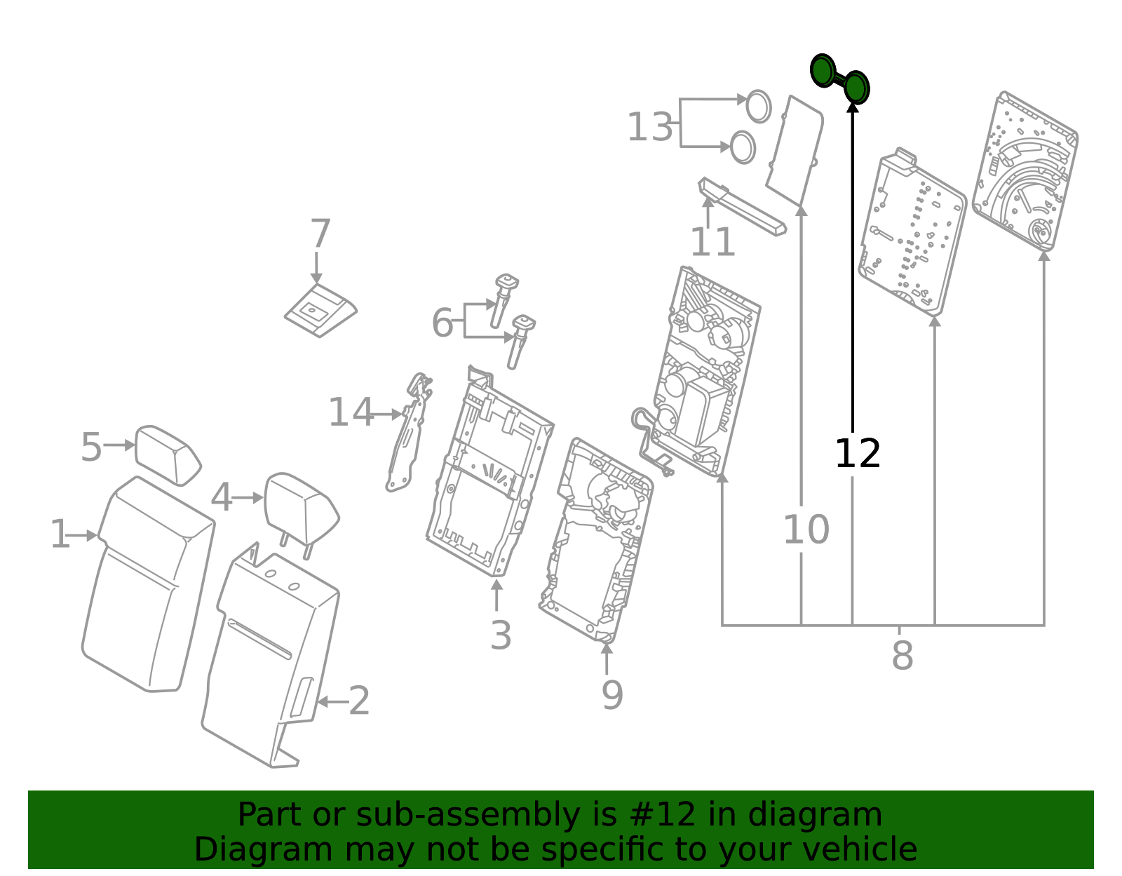 ML3Z-1513562-CA - Armrest Assembly Insert 2021-2024 Ford | Big 3 Auto Parts