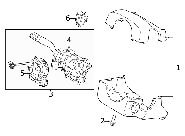 Ford Dealership 2021-2024 Ford Adjust Switch ML3Z-3B504-AA | Ford Parts ...