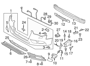 8K0-807-611 - Lower Plate 2013-2016 Audi | Audi OEM Parts