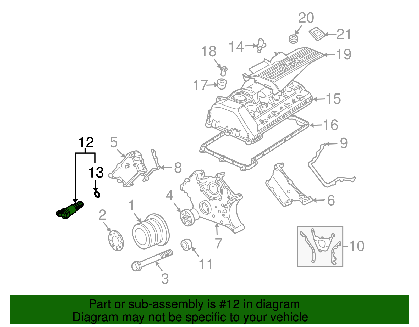11-36-7-560-462 - Engine Variable Valve Timing (Vvt) Solenoid 2002-2010 ...