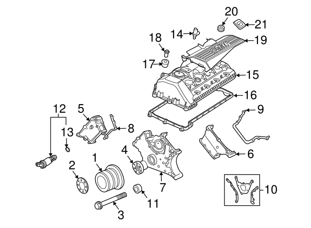 11127501588 - 2003-2013 BMW Engine Valve Cover Grommet (11-12-7-501-588 ...