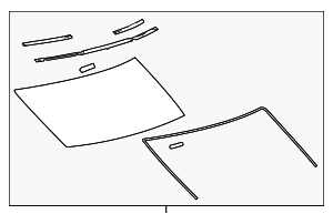 2015-2023 Lexus Back Glass 64810-24040 | Lexus Of West Kendall Parts