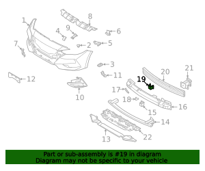 2020-2021 Nissan Sentra Center Support 62062-6LB0A | Nissan Parts Store