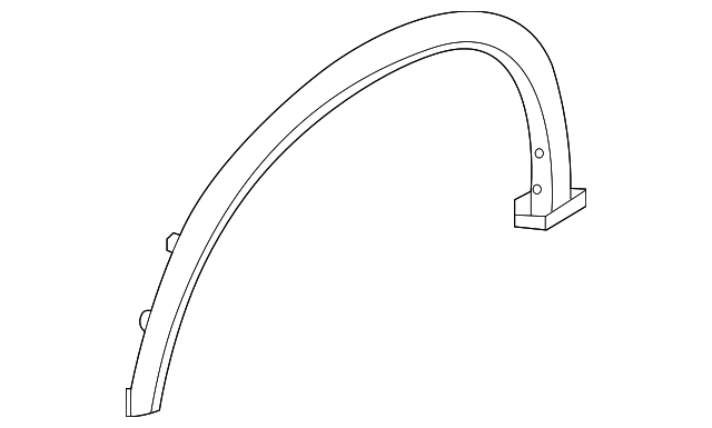 2021-2024 Nissan Rogue Wheel Opening Molding 63861-6RA0A | Nissan Parts ...