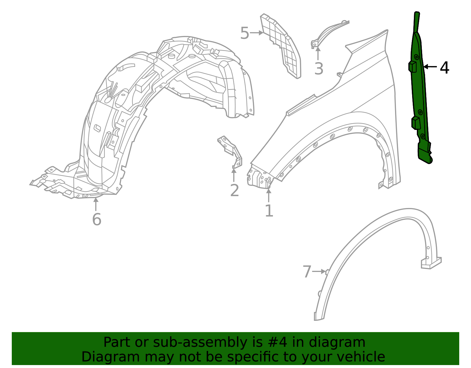 2021-2025 Nissan Rogue Rear Insulator 63130-6RA0B | OEM Parts Online