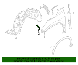 F41C1-6RRMA - Fender Mtg Bkt - 2021-2025 Nissan Rogue | Nissan OEM ...