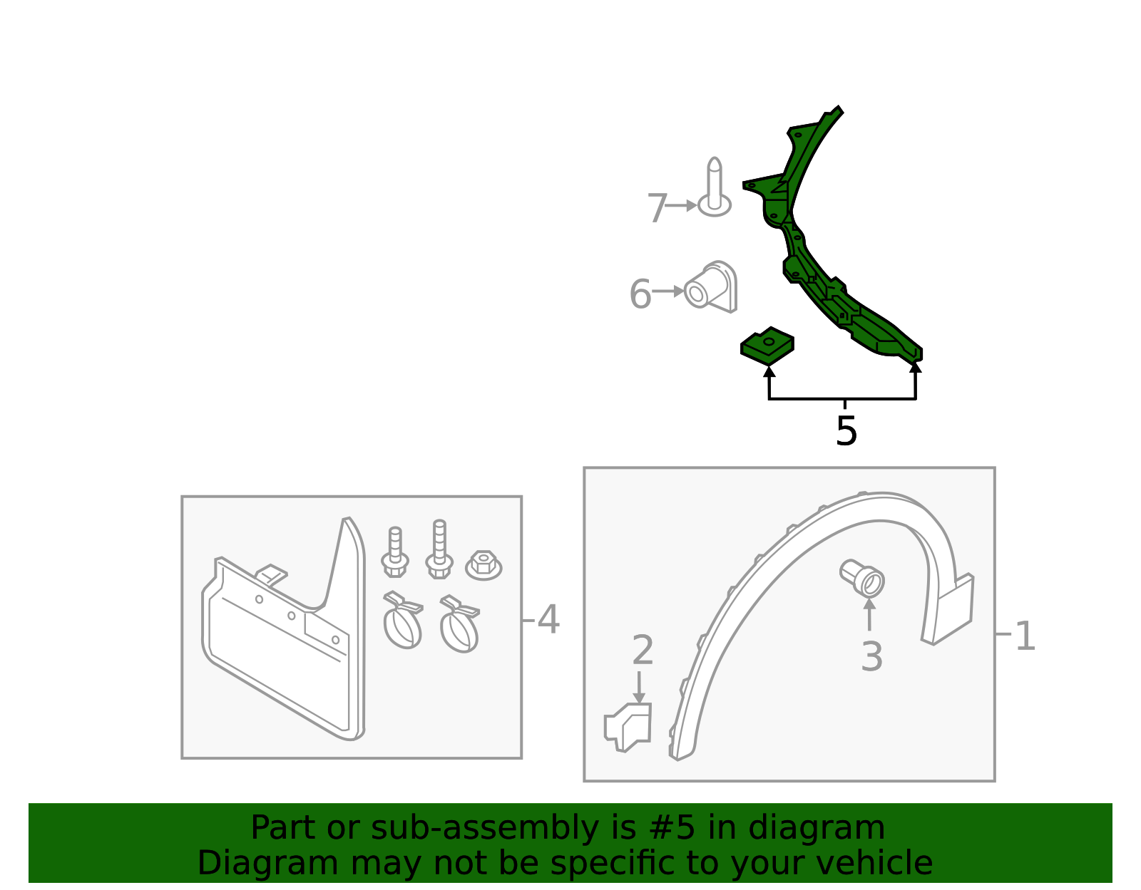 2019-2023 Audi Spoiler 4M8-807-521-C-RU6 | Genuine Audi Parts