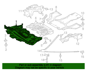 231-520-00-00 - Front Deflector 2017-2018 Mercedes-Benz | Mercedes-Benz ...