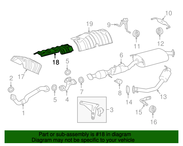 2010-2022 Lexus Heat Shield 58153-0E020 | OEM Parts Online