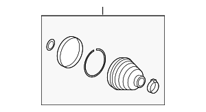 2006-2007 Hummer H3 Inner Boot 10359474 | TascaParts.com