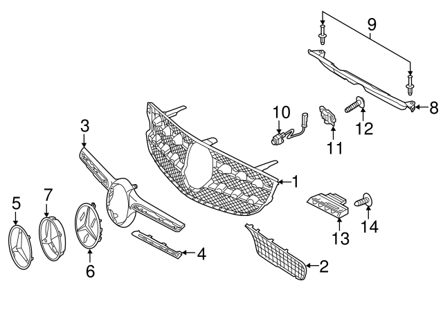 253-885-01-01 - Camera Bracket 2016-2019 Mercedes-Benz | Mercedes-Benz ...