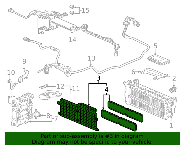 1J640-6C2-A00 - Duct Battery Inlet - 2018-2020 Honda Accord | Honda Car ...