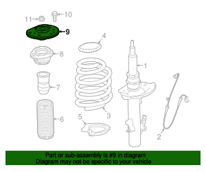 LR024477 - Strut Mount - 2012-2020 Land-Rover | Land Rover Lake Bluff