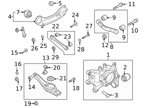 2021-2024 Kia Sorento Lower Control Arm Adjust Bolt 55260-2P000 | OEM ...