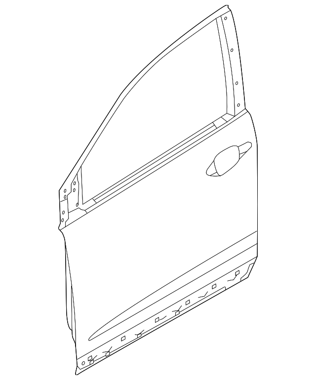 67050-T0J-X90ZZ - Door Shell 2012-2016 Honda CR-V | Honda Parts Online