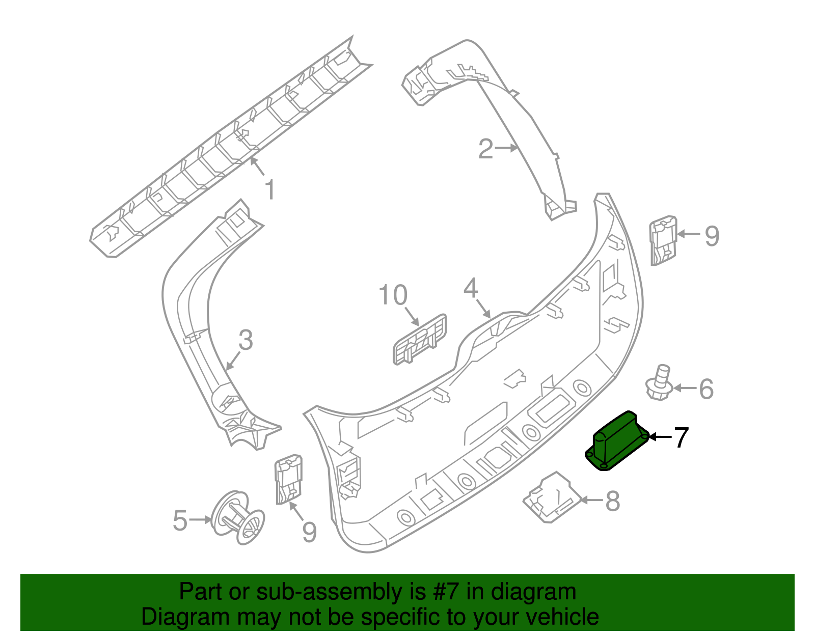 2017-2020 Infiniti QX60 Pull Handle 90940-3JA0B | INFINITI OF WEST CHESTER