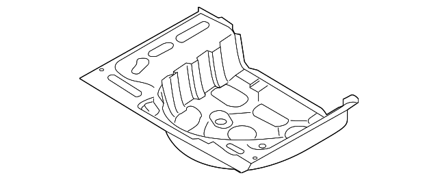 2018-2023 Kia Rio Rear Floor Pan 65513-H9000 | Retail Performance Auto ...