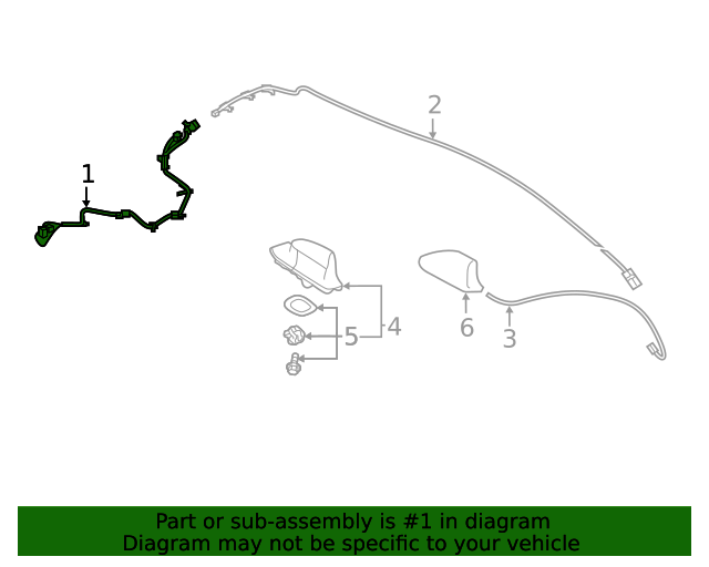 2023 Toyota Corolla Antenna Cable 86101-12P00 | OEM Parts Online