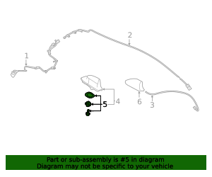 2020 Toyota Radio Antenna Mast Hardware Kit 86769-K0010 | Toyota Parts ...