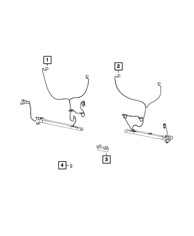 2014-2024 Ram Rear Door Wiring 68460701AB | Mopar eStore