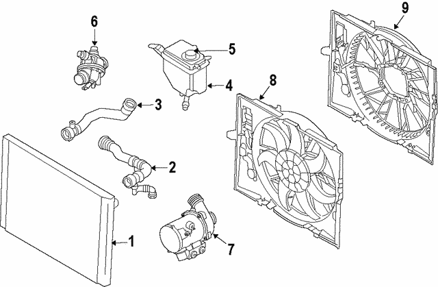 Genuine BMW 17-12-8-602-871 | Upper Hose | FREE Shipping on Most Orders ...