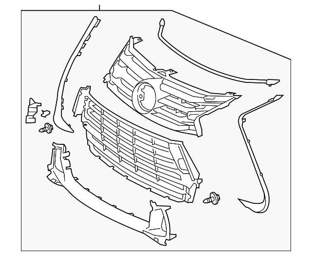 2016-2020 Lexus Grille Assembly 53101-30860 | OEM Parts Online