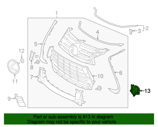 2016-2020 Lexus Air Duct 52811-30010 | OEM Parts Online