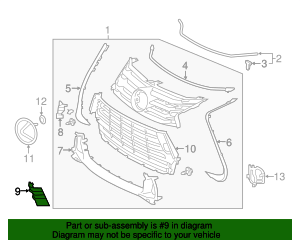 2016-2020 Lexus Hole Cover 52128-30070 | OEM Parts Online