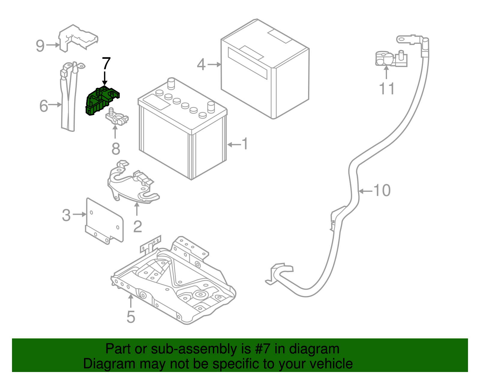 2012-2019 Nissan Fuse Holder 24380-79910 | Nissan Parts Central