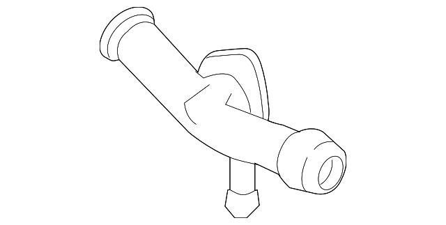 2015-2019 Audi Connector Tube 06E-121-045-AN | Audi USA Parts