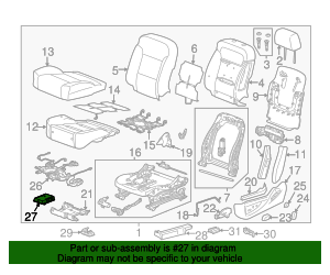 23338340 - Front Seat Memory Control Module 2013-2025 GM | Chevrolet ...