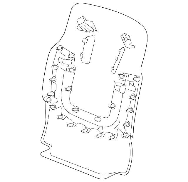 23365181 - Jet Black Front Seat Back Finish Panel 2014-2020 GM | GMPartsNow