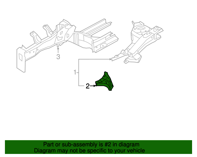 2012-2017 Kia Rio OEM NEW 2012-17 Kia Rio Bracket Assembly Fender ...