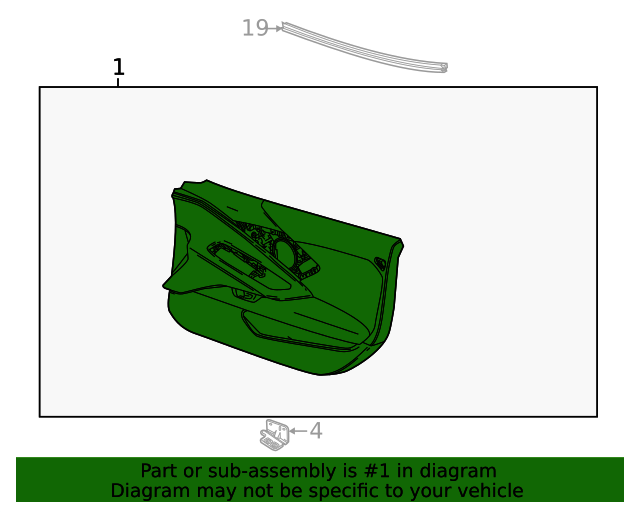 GM Parts | F Trim - (84868846) | GM Parts Store