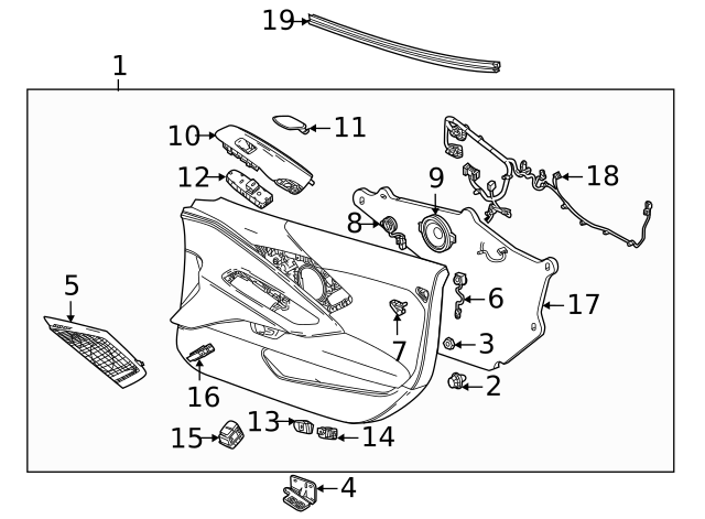 GM Parts | F Trim - (84868846) | GM Parts Store