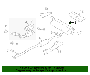20651-JM00A - Exhaust System Hanger 2008-2022 Nissan | AutoNationParts.com