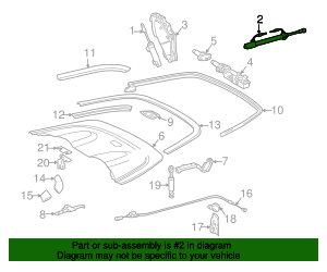 1999-2003 Mercedes-Benz CLK 320 Hydraulic Cylinder 208-800-02-72 | MB ...