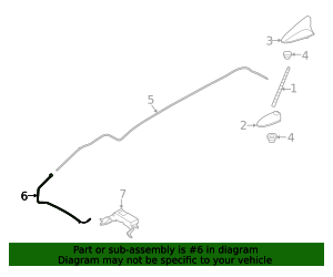 96220-R5400 - Antenna Cable 2021-2023 Kia Sorento | Kia.Parts Store