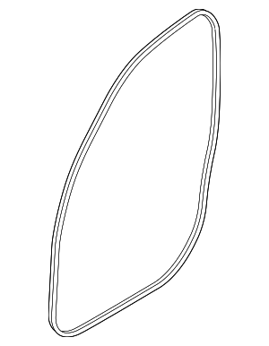 51727468928 - 2018-2023 BMW X3 Surround Weather-Strip (51-72-7-468-928 ...