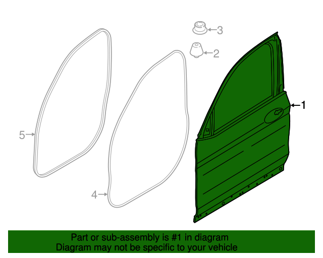 41007465528 - 2018-2024 BMW X3 Door Shell (41-00-7-465-528) | BMW of ...