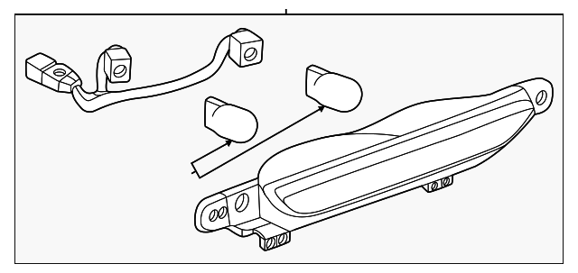 42788705 - Rear Fascia Signal Lamp 2022-2023 Chevrolet | GM Parts Warehouse