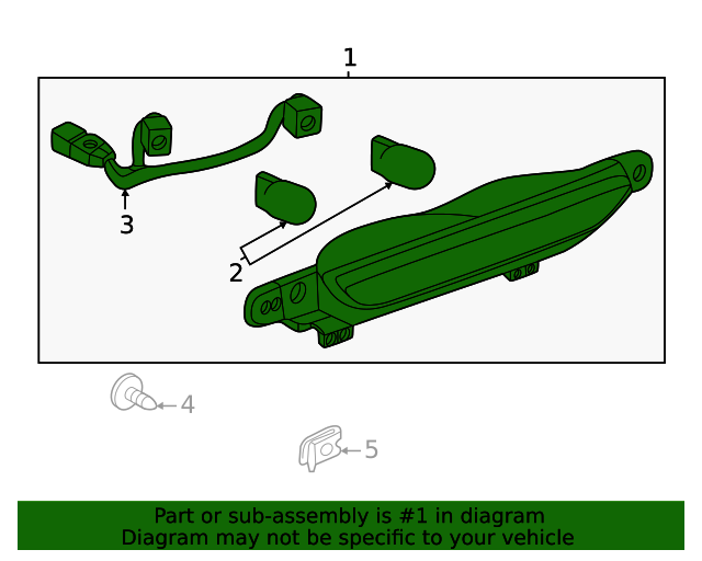 2022-2023 Chevrolet Rear Fascia Signal Lamp 42788705 GM | GMPartsDirect.com