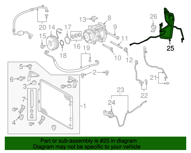 88710-60C00 - Tube Accessory Ass - 2008-2021 Toyota Land Cruiser ...