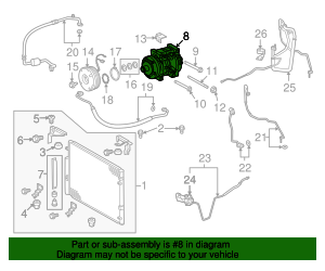 88320-6A320 - Compressor - 2008-2020 Toyota Land Cruiser | nashuatoyota