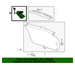2015-2021 Chevrolet Trax Side Gate Trim - Passenger Side (RH) 95282406 ...