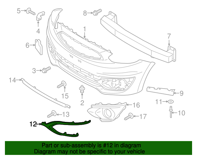 2017-2020 Mitsubishi Mirage Side Molding 6402A391 | Factory Mitsubishi ...