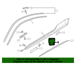 8S0-898-909-A - Rocker Molding Mount Kit 2016-2023 Audi | Audi OEM Parts