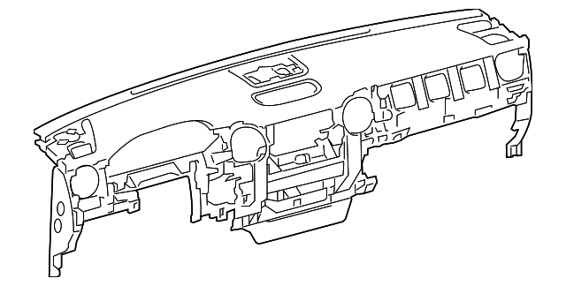 2014-2021 Toyota Tundra Instrument Panel 55301-0C050-C0 | OEM Parts Online