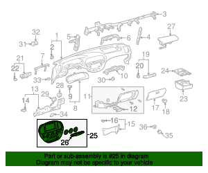 2000-2002 Toyota Tundra Control Bezel 84013-0C030 | OEM Parts Online