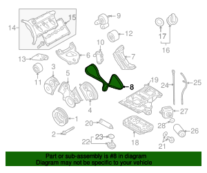 2001-2006 Audi Timing Belt 06B-109-119-F | Genuine Audi Parts